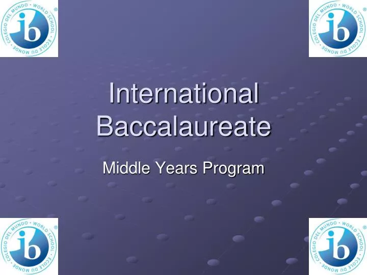 PPT - International Baccalaureate PowerPoint Presentation, free ...