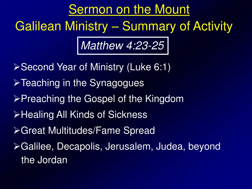 PPT - Sermon on the Mount: The Beatitudes and the Gospel of the Kingdom ...