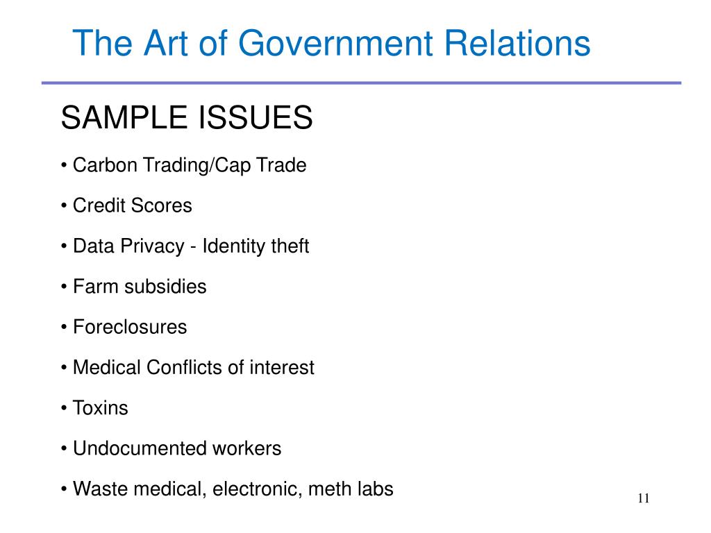PPT - The Art of Government Relations PowerPoint Presentation, free ...
