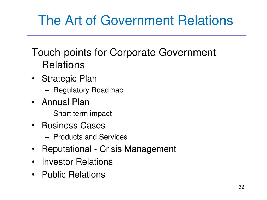 PPT - The Art of Government Relations PowerPoint Presentation, free ...