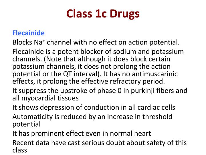 PPT - Antiarrhythmic Drugs PowerPoint Presentation - ID:5875834