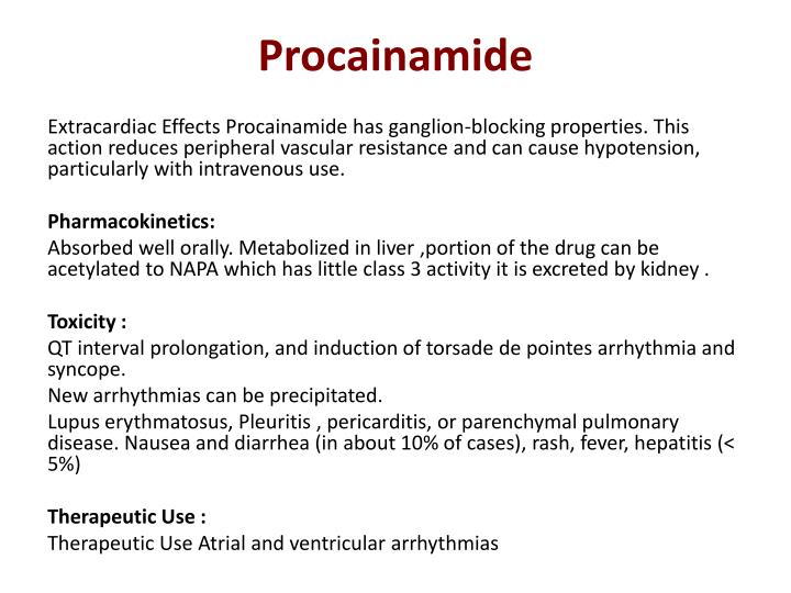 PPT - Antiarrhythmic Drugs PowerPoint Presentation - ID:5875834