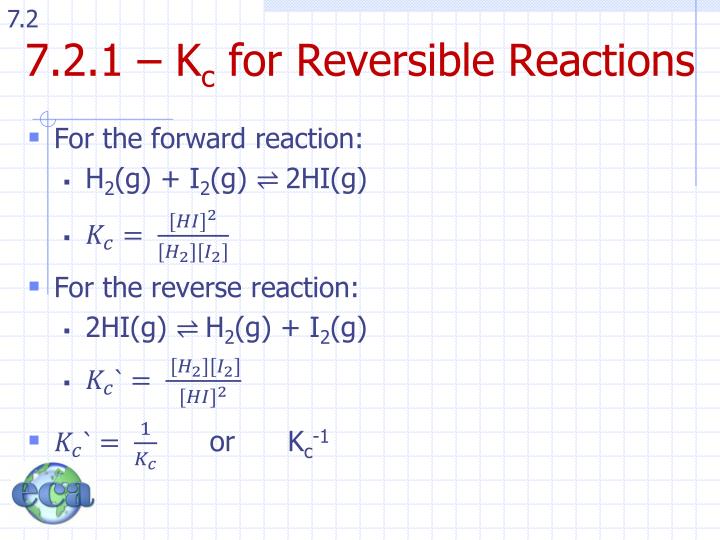 PPT - Topic 07 – Equilibrium 7.2: Position of Equilibrium and Le ...