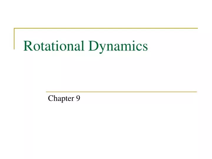 PPT - Rotational Dynamics PowerPoint Presentation, free download - ID ...