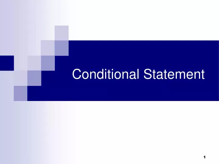 PPT - Conditional Statement PowerPoint Presentation, free download - ID ...