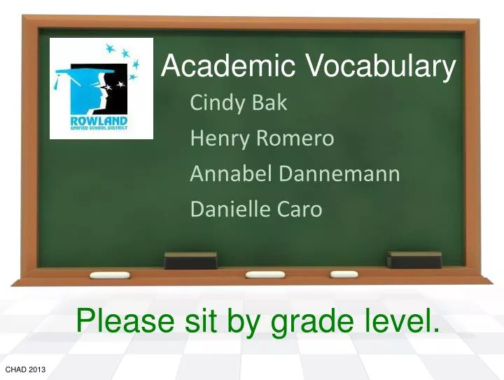 PPT - Academic Vocabulary PowerPoint Presentation, free download - ID ...