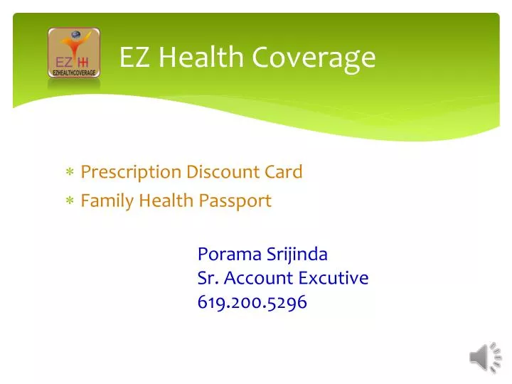 PPT - EZ Health Coverage PowerPoint Presentation, free download - ID ...