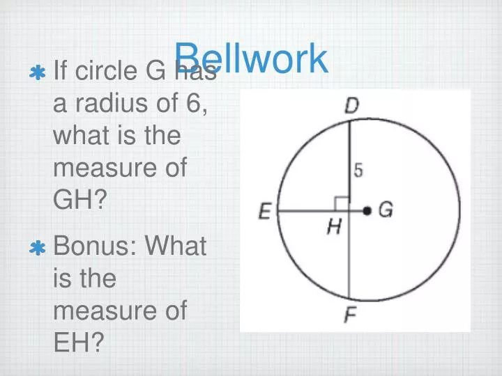 PPT - Bellwork PowerPoint Presentation, free download - ID:5877583