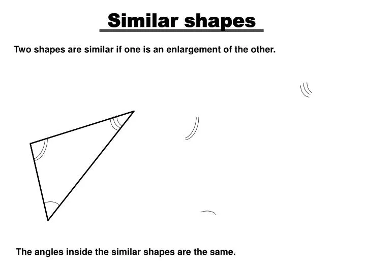 PPT - Similar shapes PowerPoint Presentation, free download - ID:5877995