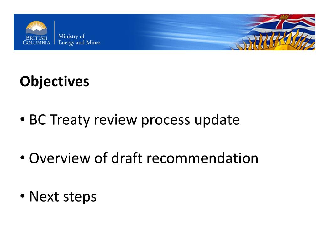 PPT - Columbia River Treaty Review: Perspectives from British Columbia ...