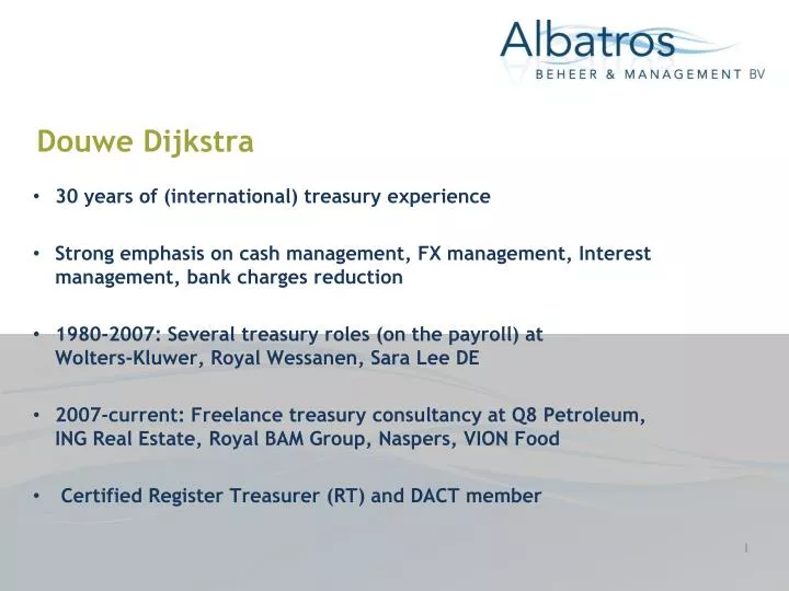 PPT - Douwe Dijkstra PowerPoint Presentation, free download - ID:5878588