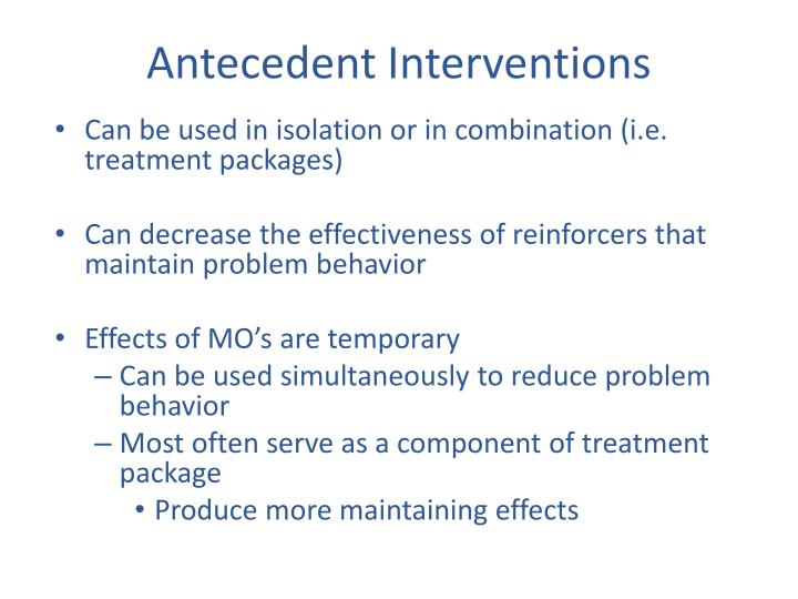 PPT - Antecedent Based Interventions PowerPoint Presentation - ID:5879383