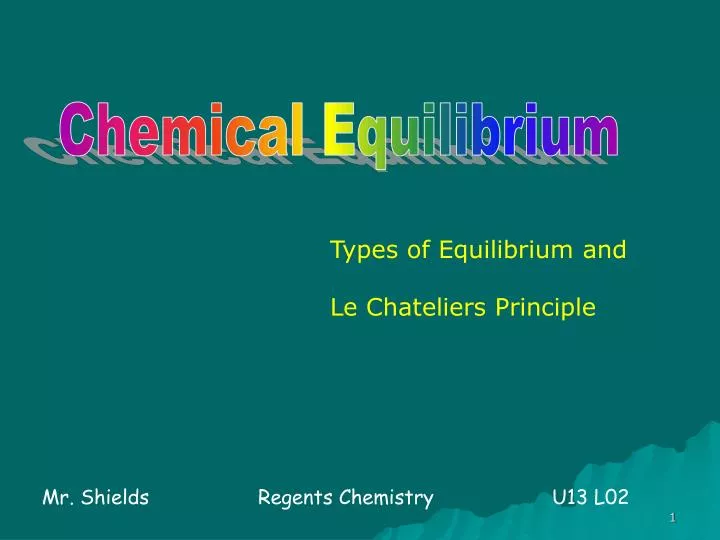PPT - Chemical Equilibrium PowerPoint Presentation, free download - ID ...