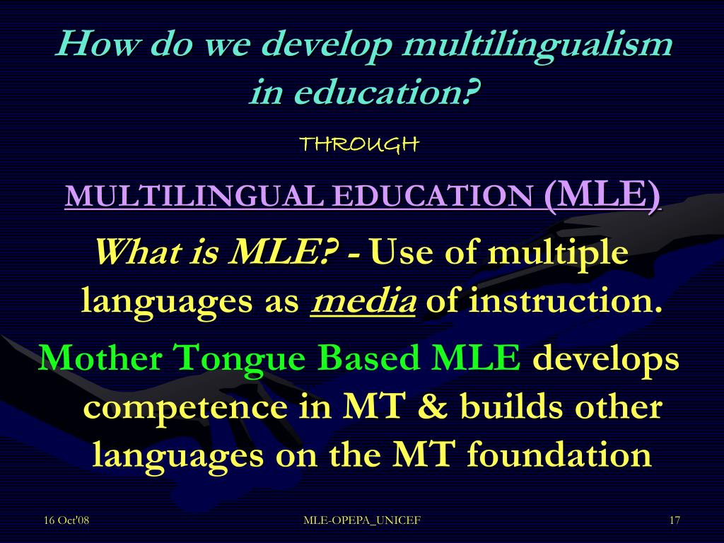 PPT - WHY DO TRIBAL CHILDREN NEED MULTILINGUAL EDUCATION? PowerPoint ...