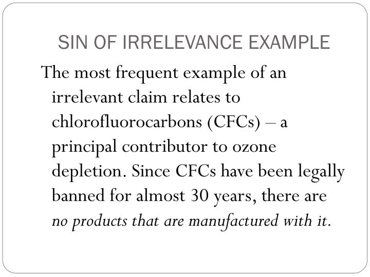 PPT - THE SIX SINS OF GREENWASHING PowerPoint Presentation - ID:5879765