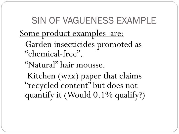 PPT - THE SIX SINS OF GREENWASHING PowerPoint Presentation - ID:5879765