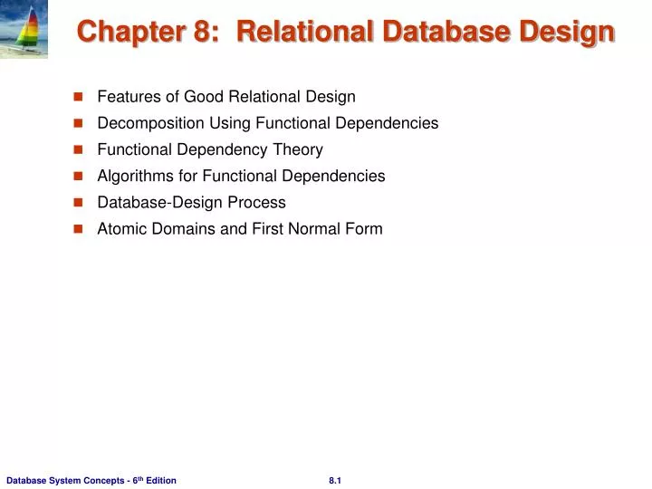 PPT - Chapter 8: Relational Database Design PowerPoint Presentation ...