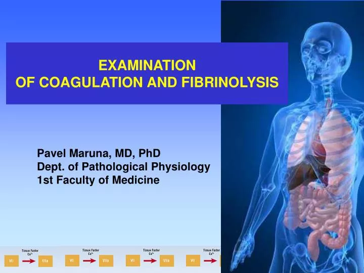 PPT - EXAMINATION OF COAGULATION AND FIBRINOLYSIS PowerPoint ...