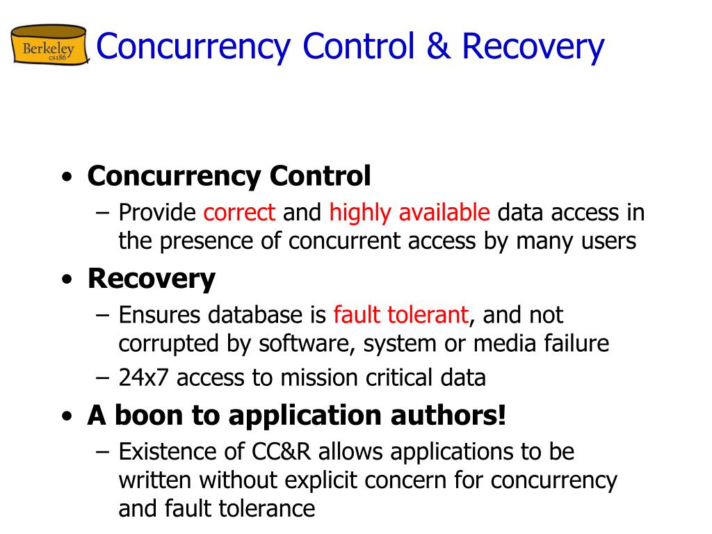Ppt Transactions Intro And Concurrency Control Powerpoint Presentation