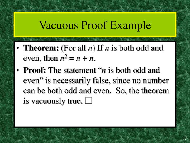 PPT - Basic Proof Methods PowerPoint Presentation - ID:5881456