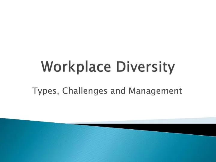 PPT - Workplace Diversity PowerPoint Presentation, free download - ID ...