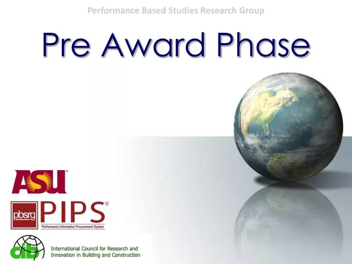 PPT - Pre Award Phase PowerPoint Presentation, free download - ID:5882251