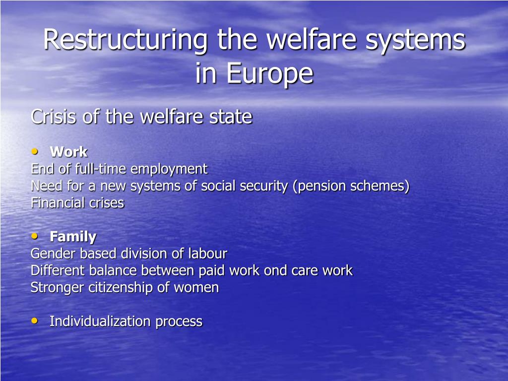 PPT - WLFARE CHANGES IN ITALY AND SOCIAL ECONOMY AS A WAY FOR ...