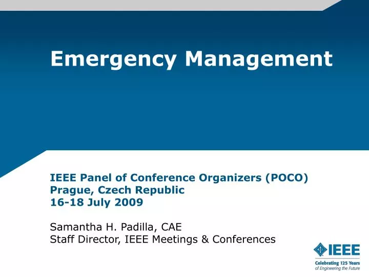 PPT - Emergency Management PowerPoint Presentation, free download - ID ...