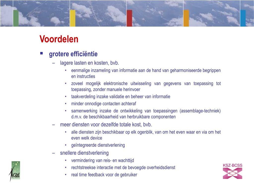 PPT - GOEDE PRAKTIJK Strategische ICT-toepassing: de technologie ten ...