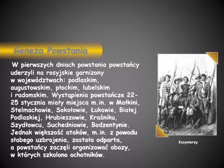 PPT - Geneza Powstania PowerPoint Presentation, free download - ID:5885587