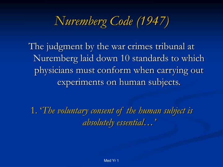 PPT - A Brief History and Overview Of Biomedical Ethics PowerPoint ...