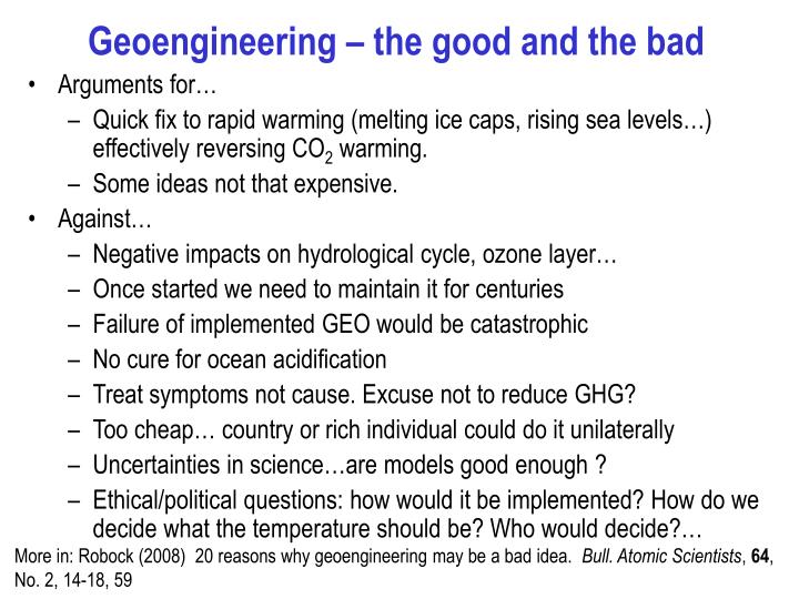 PPT - Geoengineering? PowerPoint Presentation - ID:5886656