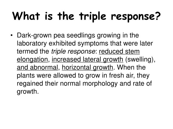 PPT - Triple response PowerPoint Presentation - ID:5887404