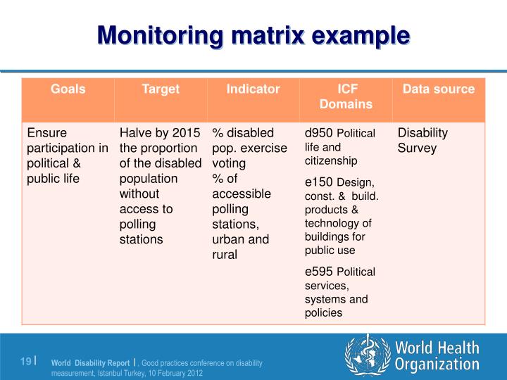 PPT - How does disability count in the World Report on Disability ...
