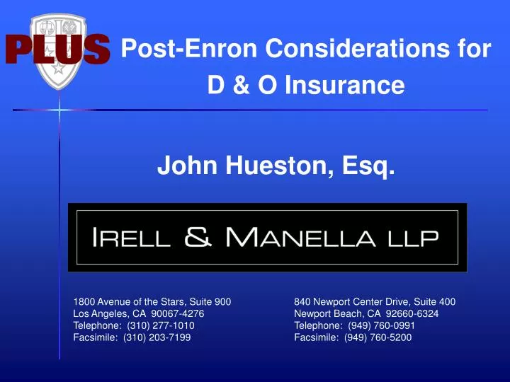 PPT - John Hueston, Esq. PowerPoint Presentation, free download - ID ...