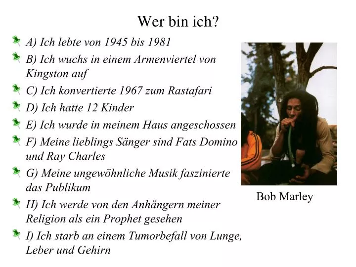 PPT - Wer bin ich? PowerPoint Presentation, free download - ID:5892916