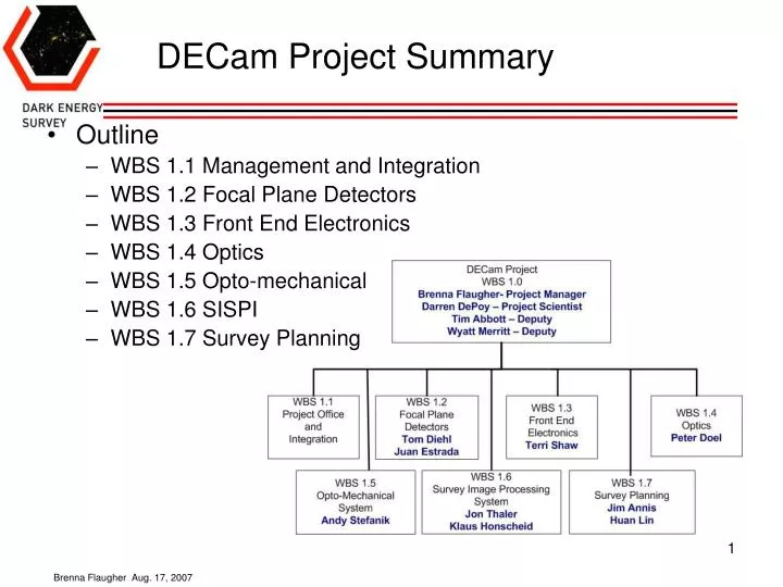 PPT - DECam Project Summary PowerPoint Presentation, free download - ID ...