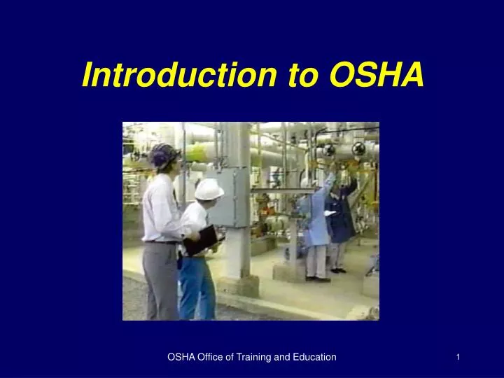 PPT - Introduction to OSHA PowerPoint Presentation, free download - ID ...