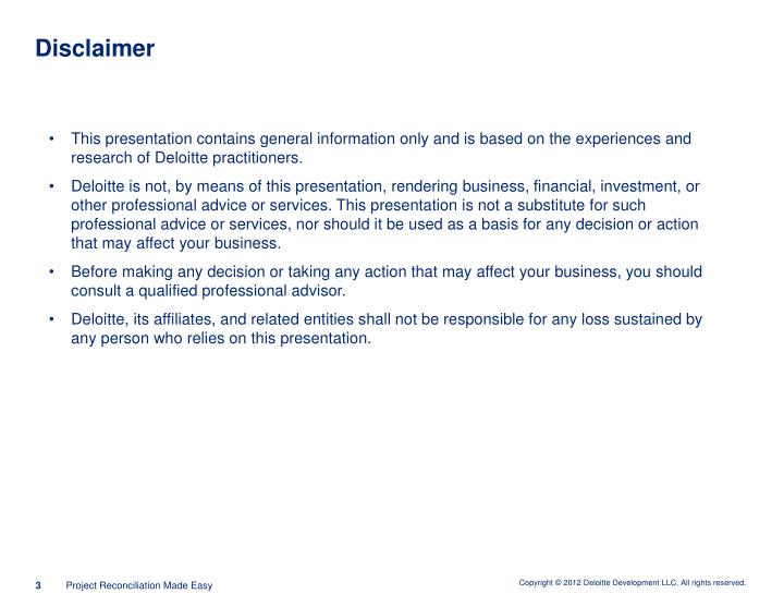 PPT - Project Costing Reconciliation Made Easy PowerPoint Presentation ...