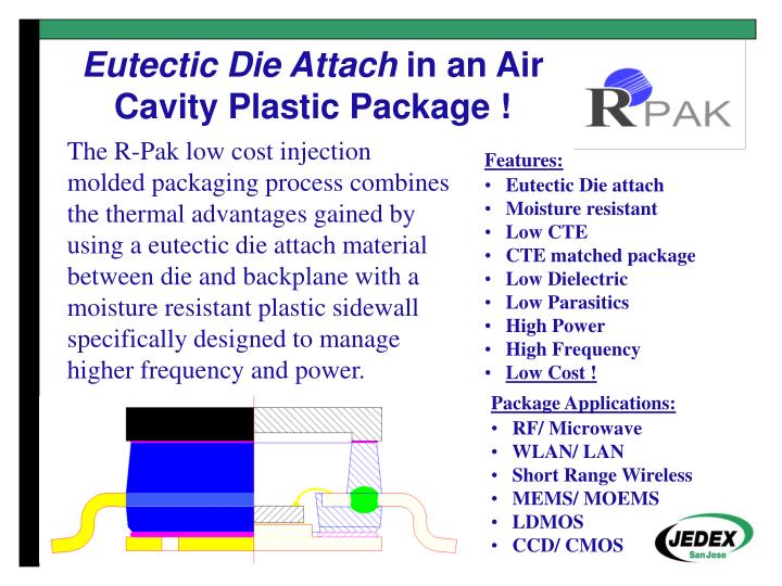 PPT - A Moisture Resistant Air Cavity Plastic Microwave Power Package ...