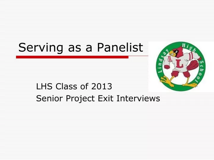 PPT - Serving as a Panelist PowerPoint Presentation, free download - ID ...