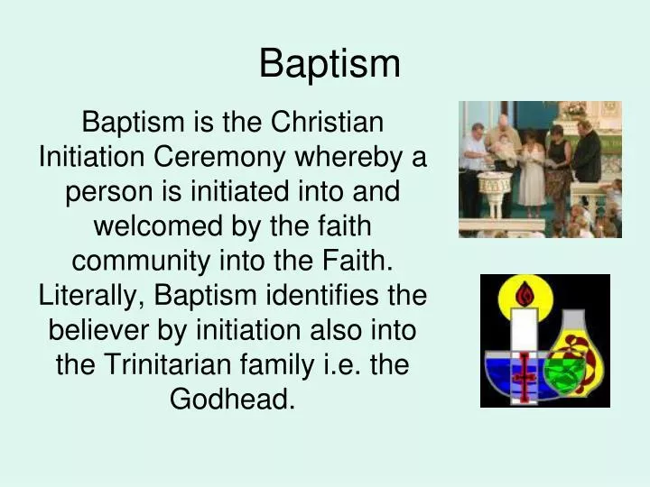 PPT - Baptism PowerPoint Presentation, free download - ID:5902961