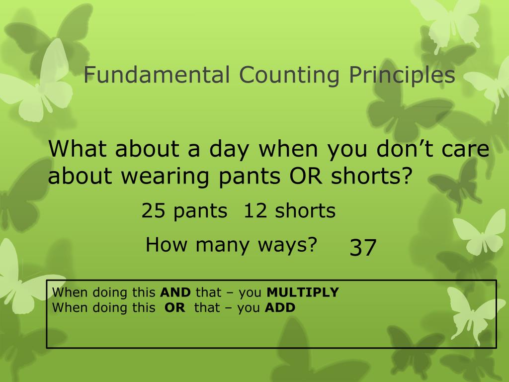 Ppt 15 1 Factorial And Fundamental Counting Principles Powerpoint