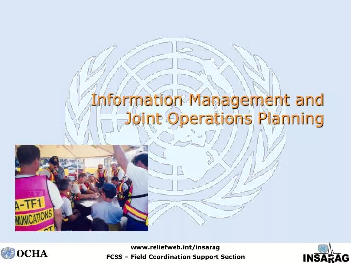 PPT - Information Management and Joint Operations Planning PowerPoint ...