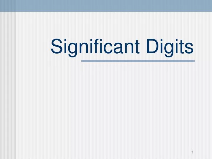 PPT - Significant Digits PowerPoint Presentation, free download - ID ...