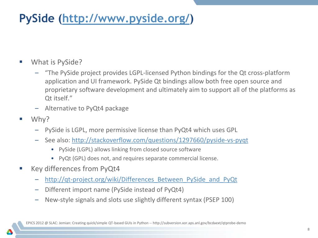 Ppt Creating Quicksimple Qt Based Guis In Python Powerpoint Presentation Id5904522
