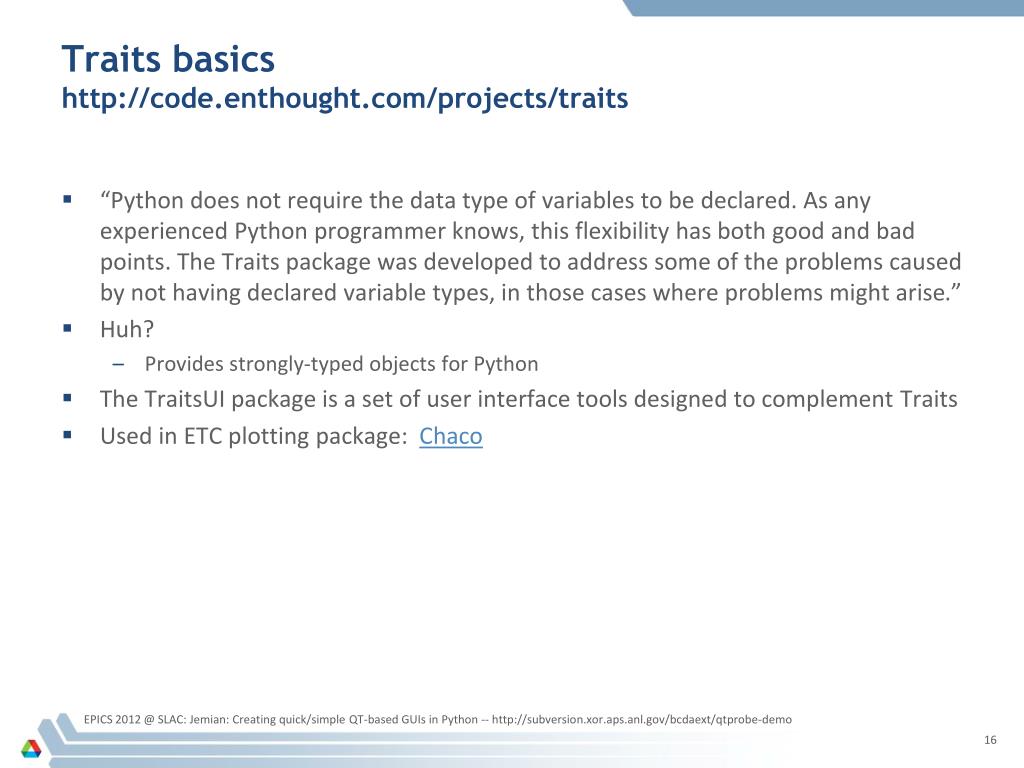 Ppt Creating Quicksimple Qt Based Guis In Python Powerpoint Presentation Id5904522