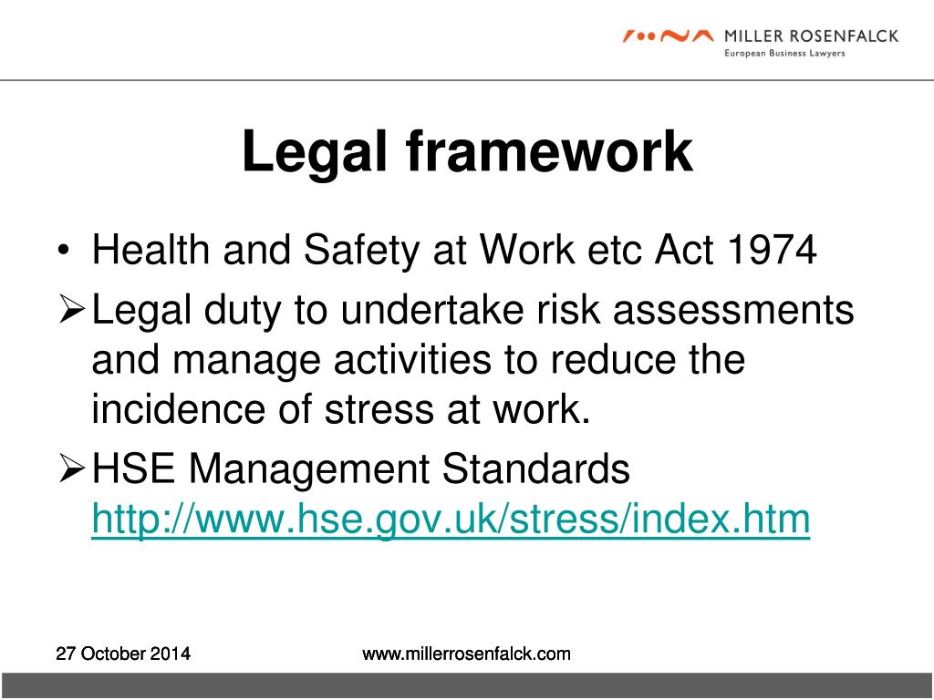 PPT - Stress at work – overview of legal issues PowerPoint Presentation ...