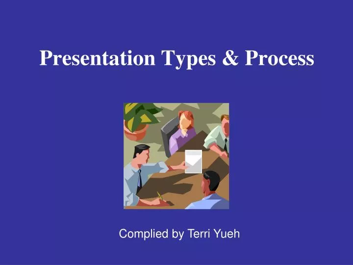 PPT - Presentation Types & Process PowerPoint Presentation, free ...