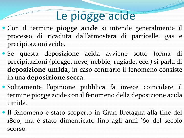 PPT - Chimica ed inquinamento della Troposfera PowerPoint Presentation ...